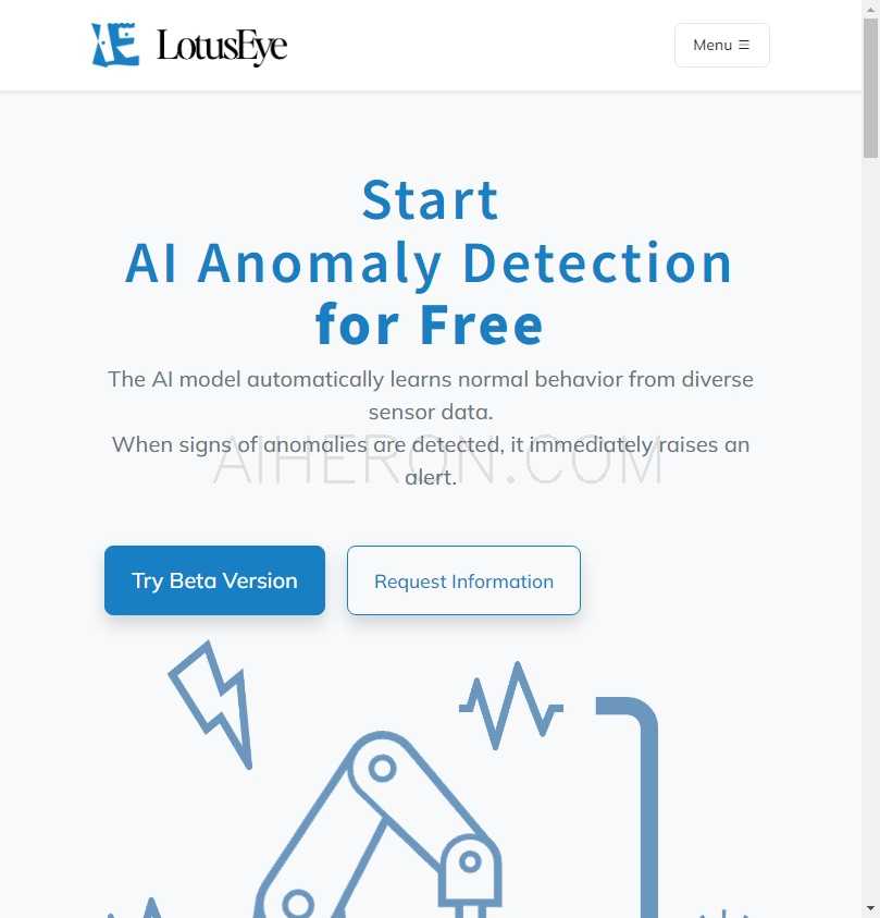 LotusEye - AI Anomaly Detector ，Detect anomalies in your sensor data with LotusEye's AI-powered ...