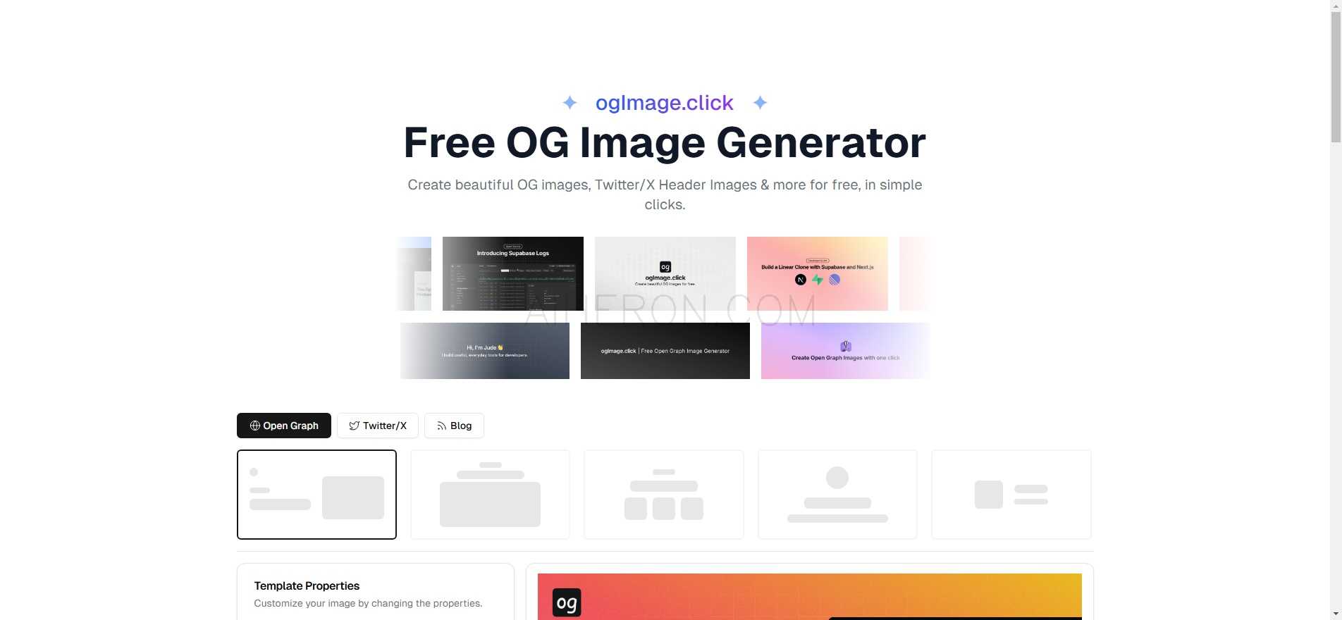 Free OG Image Generator ，快速生成高质量社交媒体Open Graph图像的利器