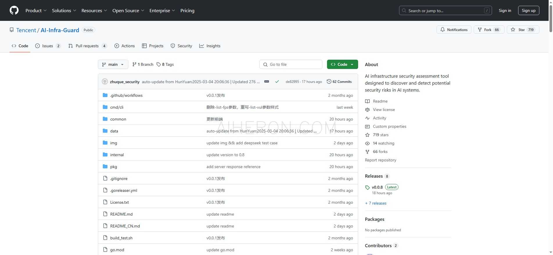 Tencent/AI-Infra-Guard ，Tencent's AI-Infra-Guard offers a comprehensive ...