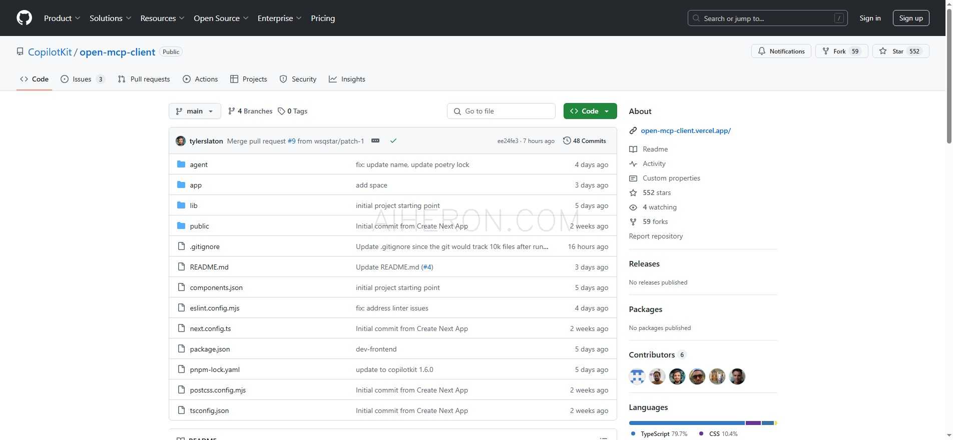 Github Copilotkitopen Mcp Client ,优化开发任务执行与管理的开源客户端框架