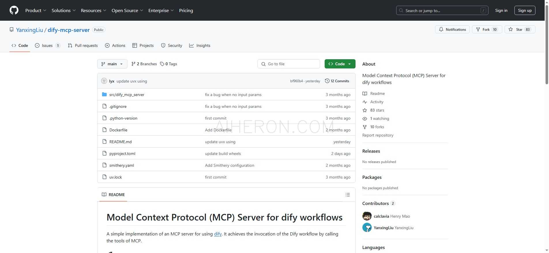 Model Context Protocol (MCP) Server for dify workflows ，Model Context Protocol (MCP) Server for ...