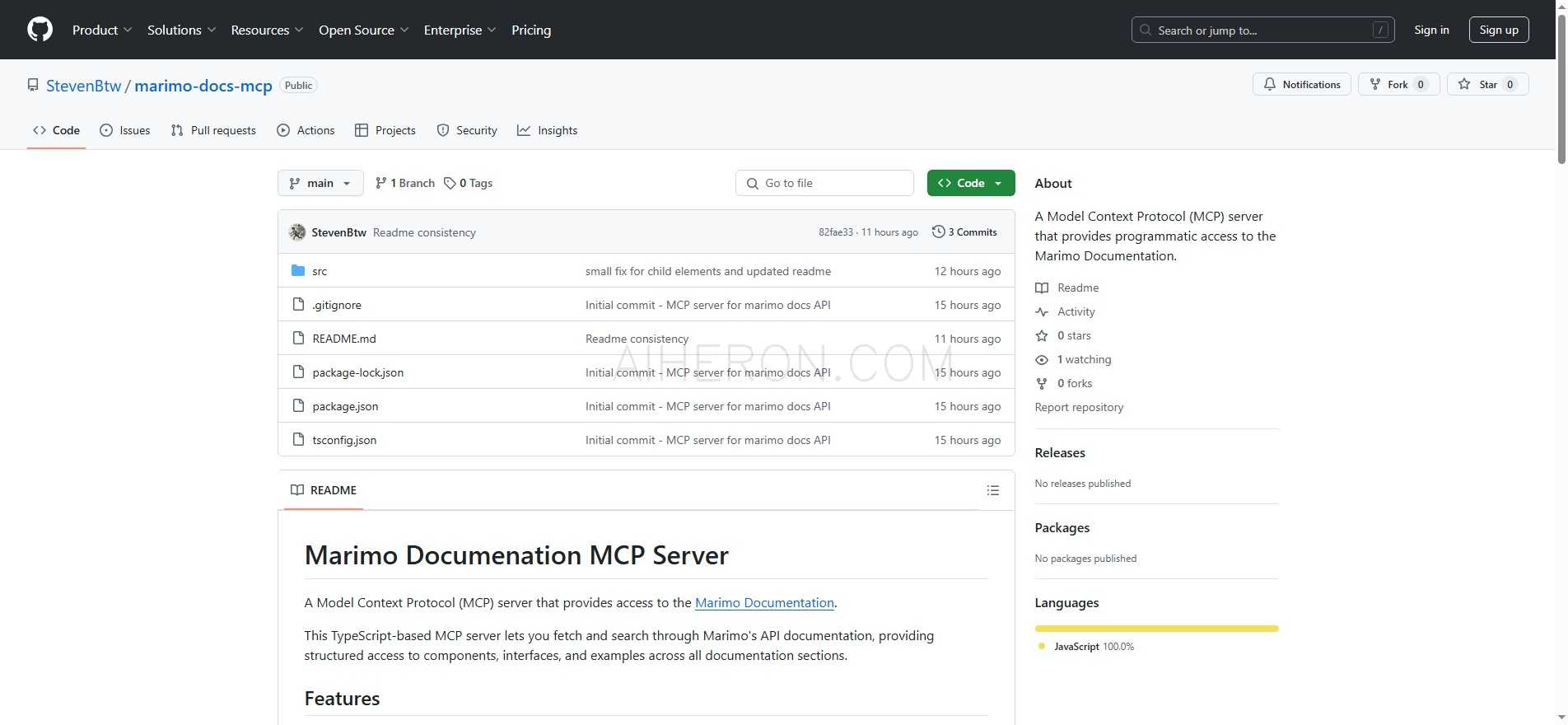 Marimo Documenation MCP Server ，A Model Context Protocol (MCP) server that provides programmatic ...
