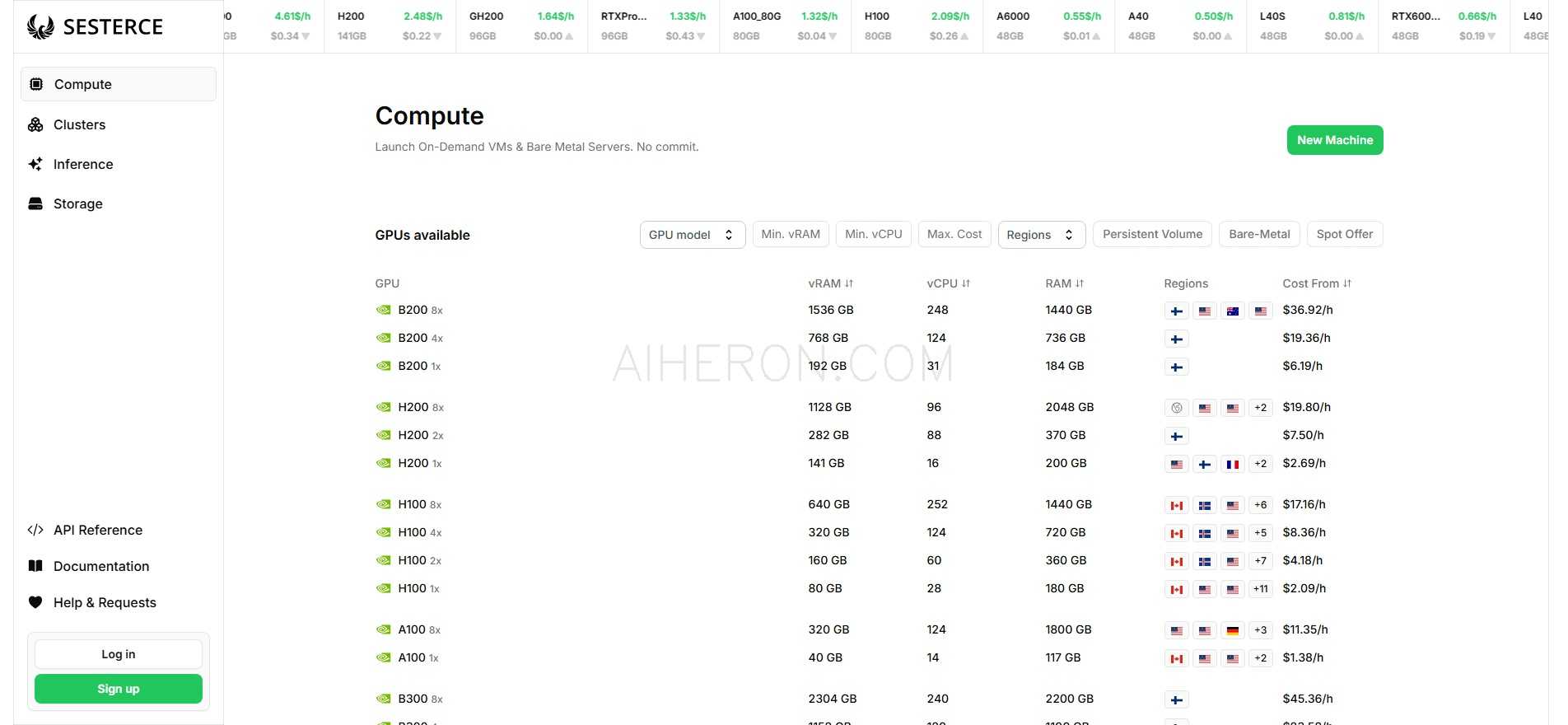 Cerebras vs Sesterce Cloud GPU | 对比分析 | 智鹭AI导航